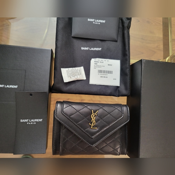 Yves Saint Laurent | Accessories | Authentic Cassandra Small Envelope ...
